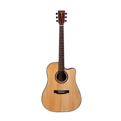 China Mentreel Folk Guitar 41 inch Acoustic Guitar Solid Spruce Top Guitars for sale