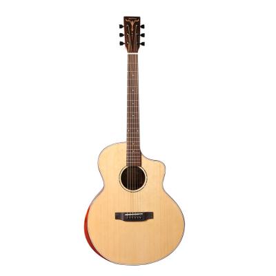 China Mentreel Folk Guitar 41 inch Guitar Solid Spruce Top Guitars Acoustic Guitars for sale