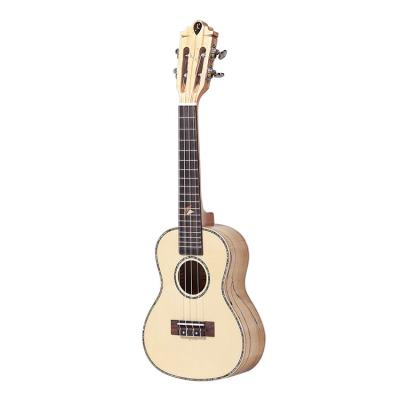 China Kriens Ukulele Hawaiian guitar 24 inch Ukelele Solid Spruce Top Ukulele for sale
