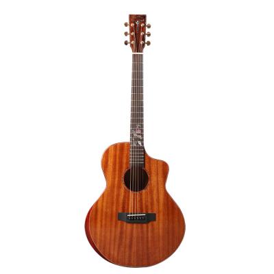 China Mentreel Folk Guitar 41 inch Guitar Solid Mahogany Top Guitars Solid Wood Guitars for sale