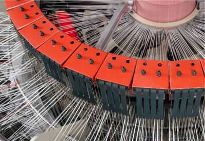 China 1900–2300 Mm Plastic Circular Loom Machine For PP Woven Fertilizer Sack Fabric Up To 87 M/H for sale