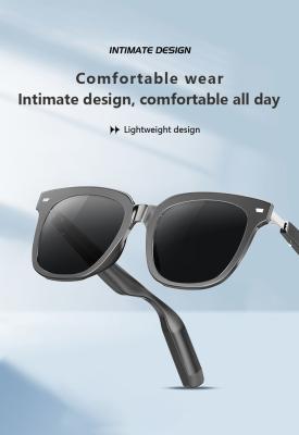 China Bluetooth 5.3 Ultralight Smart Glasses 220mAh Battery Capacity Listen To Music 17g Weight for sale