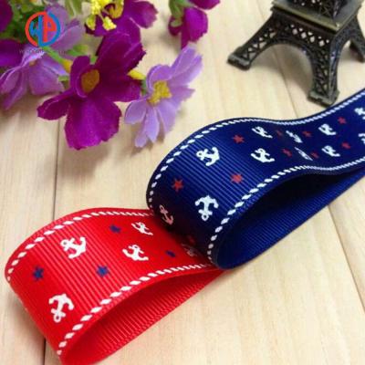 China Hot sale promotional pretty printed grosgrain ribbon wholesale for sale