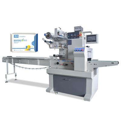 China Máquina de embalagem semi automática do tecido 3.2KW, máquina MEADOS DE da almofada do guardanapo sanitário do controle à venda