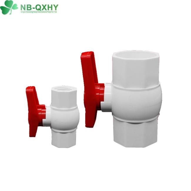 PVC Ball Valve High Pressure Octagonal with Seat Seal