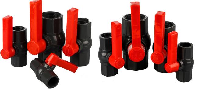 Free Sample Professional Green Handle From 1/2" to 4" Octangle PVC Ball Valve