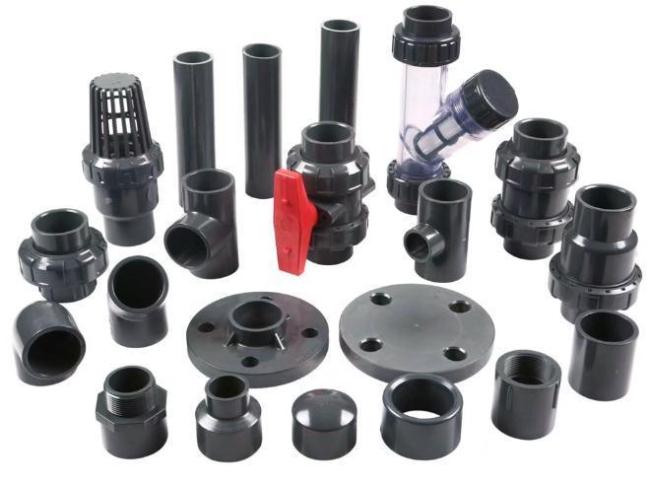 Plastic PVC Check Valve Wafer Swing Check Valve for Water Treatment