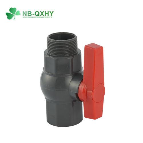 China Factory Red Handle Plastic Ball Valve Male Female Threaded Valve