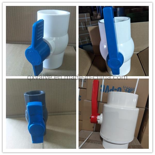 Plastic PVC UPVC Ball Valve Long Handle Compact Ball Valve