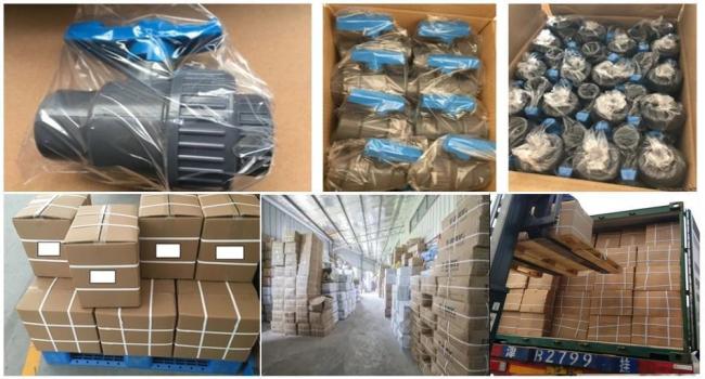 ANSI Plastic PVC Ball Valve Socket Threaded PVC Valve DIN Ture Union Ball Valve