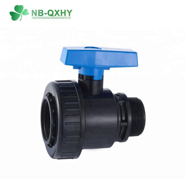 China Plastic Irrigation Union PVC CPVC UPVC Valve Ture Double Single Union Ball Valve