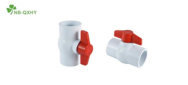 Nb-Qxhy China Manufacturer White UPVC 2" Socket Ball Valve with Water Supply