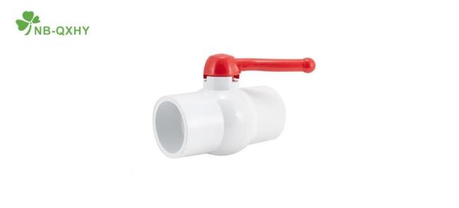 Nb-Qxhy China Manufacturer White UPVC 2" Socket Ball Valve with Water Supply
