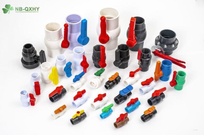 Irrigation Blue UPVC/Plastic Water Pipe Fitting and Ball Valve System