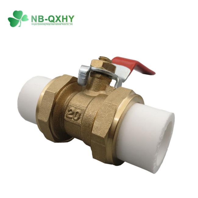 Wholesale DN20-110 Brass Hot Melt Ball Valve PPR Double Union Ball Valve