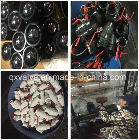 Factory Price Professional Hot Selling Plastic 1/2" -4" PVC Two Pieces Ball Valve