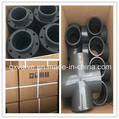 DIN Standard Pn10 UPVC Elbow 22.5deg Size From 63mm to 315mm