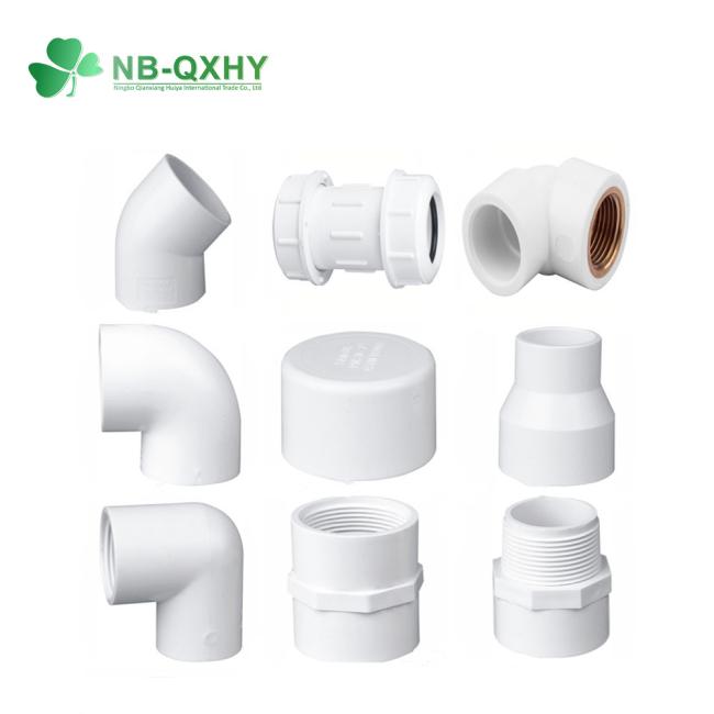 Sch40 Plastic PVC Pipe Fitting 45 Degree Socket Elbow for Water Supply