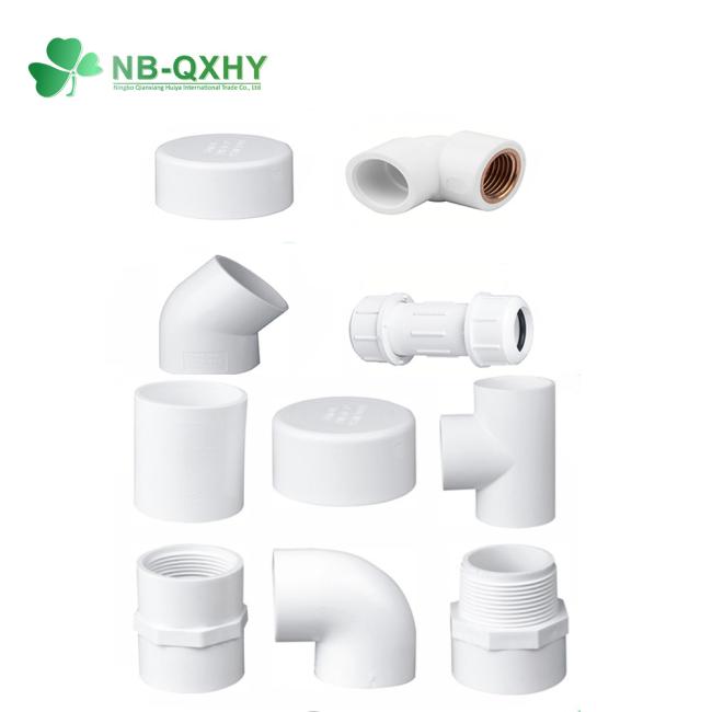 Sch40 Plastic PVC Pipe Fitting 45 Degree Socket Elbow for Water Supply