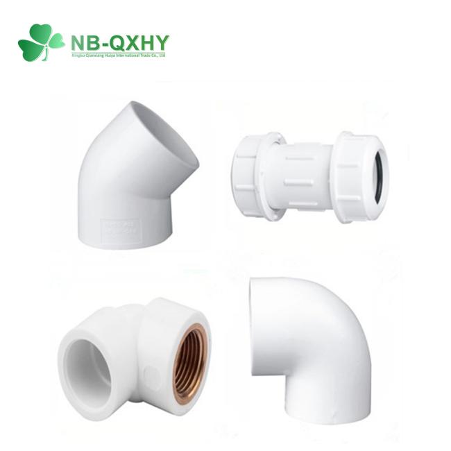 Sch40 Plastic PVC Pipe Fitting 45 Degree Socket Elbow for Water Supply