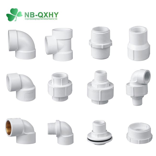 Sch40 Plastic PVC Pipe Fitting 45 Degree Socket Elbow for Water Supply