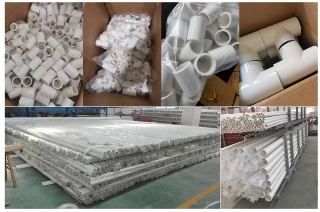 Plastic UPVC ASTM Sch40 PVC Pipe Fitting 45 Degree Elbow