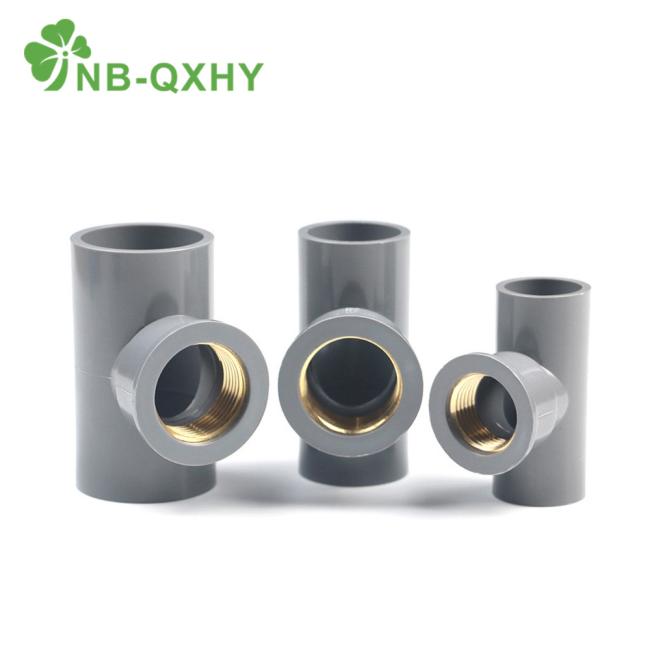 DIN Standard PVC Elbow/Coupling/Tee Internal Brass Pipe Fitting for Water Supply