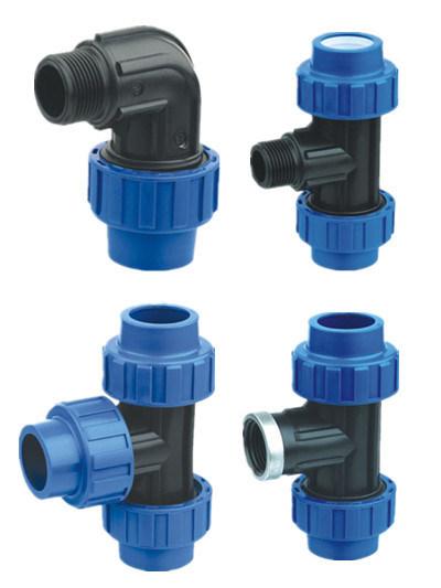 Female Tee PP Water Pipe Fitting with Reinforcing Ring for Pipe System