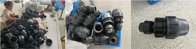 Nb-Qxhy Germany Standard Pn16 PP Compression Fittings Elbow for Irrigation