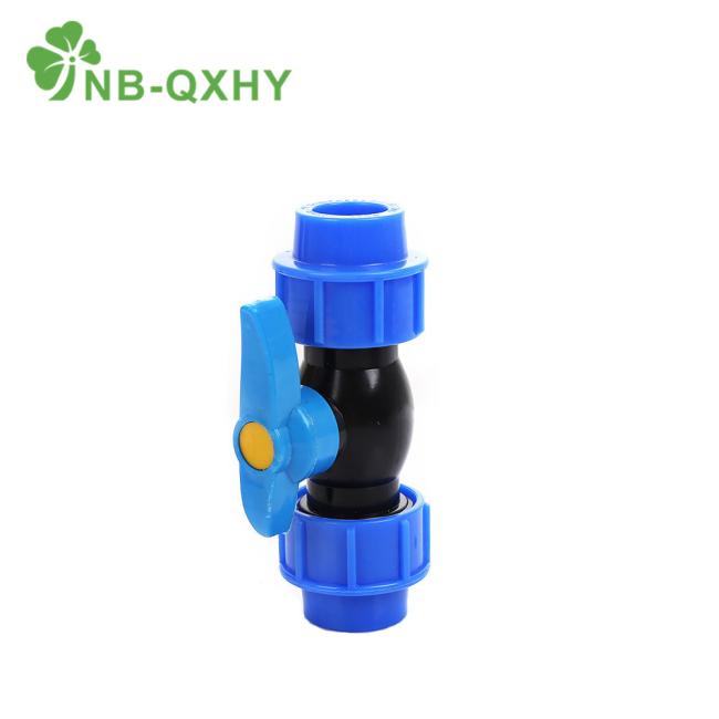 OEM Detachable Polypropylene PP/UPVC Compression Fitting Anti-Radiation Ball Valve for Water Pipe