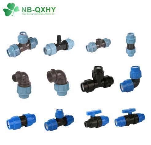 OEM Detachable Polypropylene PP/UPVC Compression Fitting Anti-Radiation Ball Valve for Water Pipe