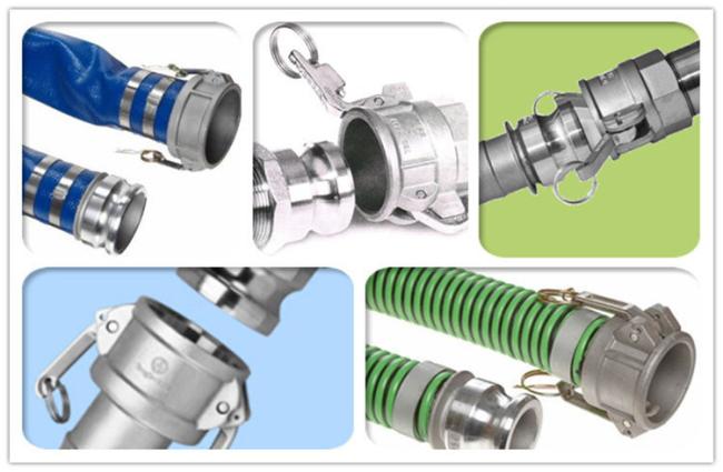 Layflat Hose Male Adapter X Hose Shank Camlock Coupling Type E