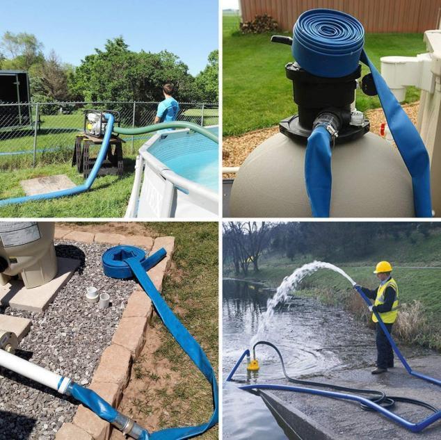 Good Quality Factory Price 3/4" -16" Inch PVC Layflat Hose for Agriculture Irrigation
