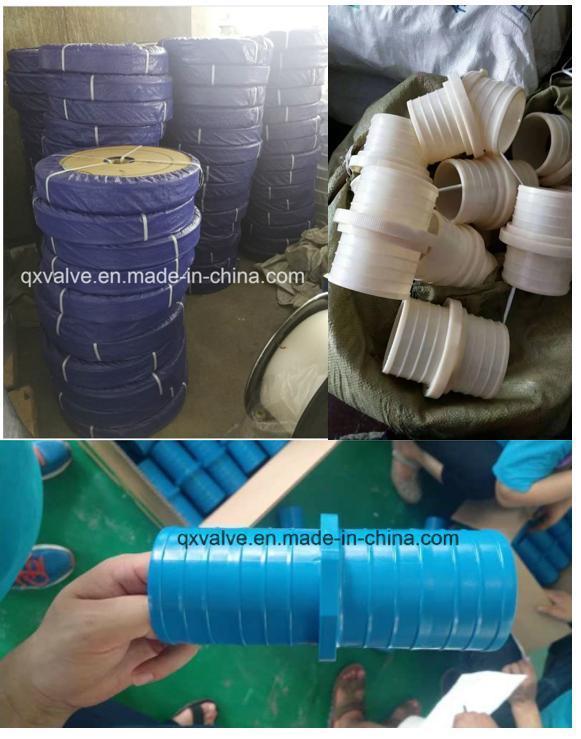 Layflat Hose Fittings Plastic Layflat End Plug PP End Cap PVC Layflat Hose Coupling for Layflat Hose Use