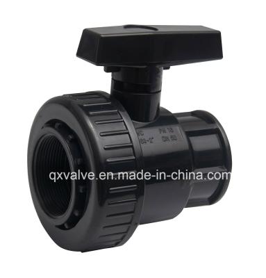 中国 パーソナライズされた要求のために製造されたソケットまたはスレッド付き接続形式のPVCユニオンバルブ 販売のため
