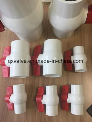 Cina Valvole a sfera fisse per uso industriale Valvole a sfera in PVC di design superiore in vendita in vendita