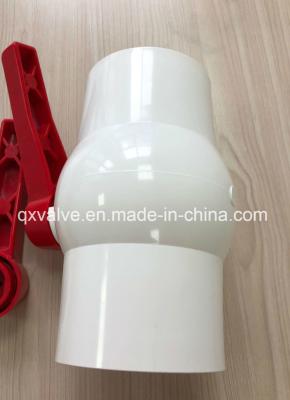 Cina Valvo a sfera in PVC bianco da 4