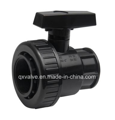 China M/F en F/F verbindingsvorm PVC-balkklep geschikt voor irrigatie DIN-norm Te koop
