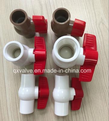 China QX02 Serviço de fornecimento de válvula de esfera de PVC de punho longo com corpo e material longos à venda