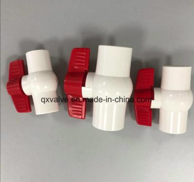 China QX02 Serviço de fornecimento de válvula de esfera de PVC de punho longo com corpo e material longos à venda