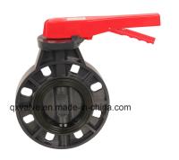 China PVC Butterfly Valve Pn16 with Customized Request and Normal Valve Stem for sale