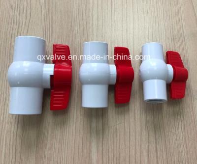 Cina Materiale BS Valvola a sfera in PVC a filettatura Modalità di guida manuale Norma DIN in vendita