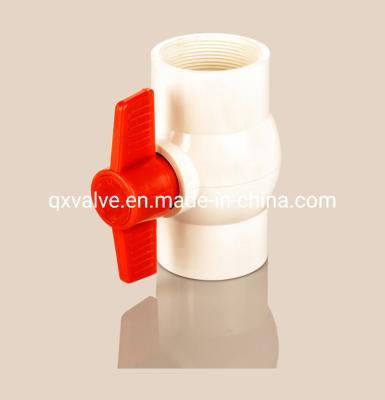 Cina 100% Materiale Leggere Corpo Grigio Maniglia Blu Valvola a sfera ottagonale per irrigazione agricola in vendita