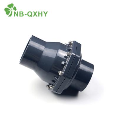 China 150 Psi PVC-schommelklep met connector eigenschap en Ddcv dubbele lobefunctie Te koop