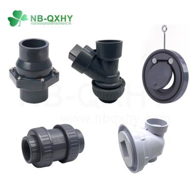 China 150 Psi PVC-schommelklep met connector eigenschap en Ddcv dubbele lobefunctie Te koop