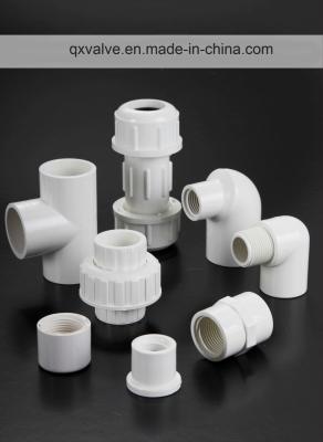 China Vaste structuur UPVC kogelklep aanpassing met materiaal en hoge dikte Te koop