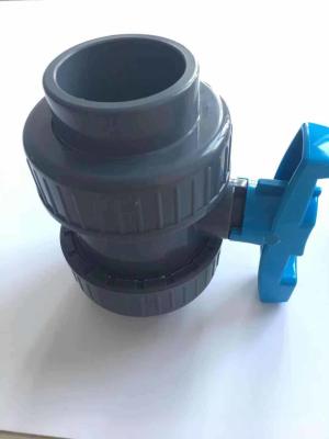 Cina QX Valvole a sfera in UPVC e CPVC di plastica Valvole di controllo Modalità di guida manuale per la garanzia in vendita