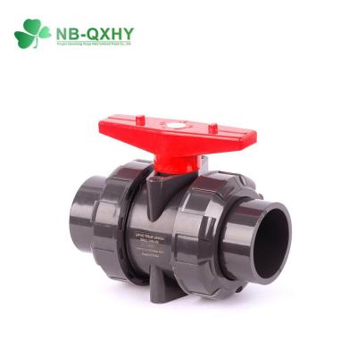 中国 プラスティックCPVC/PVC True Union Ball Valve THREAD ブローダウン機能とUV保護のために 販売のため