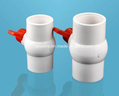 Cina Valvole a sfera in PVC a colori super azzurri Modalità di guida manuale campioni US 5/pezzo in vendita