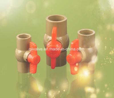 Cina Valvola a sfera in PVC a bassa temperatura per tubi d'acqua marroni da 11/4